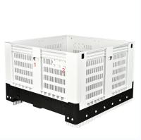China Single Faced HDPE Foldable Plastic Container Bin for Warehouse Storage in Australia for sale