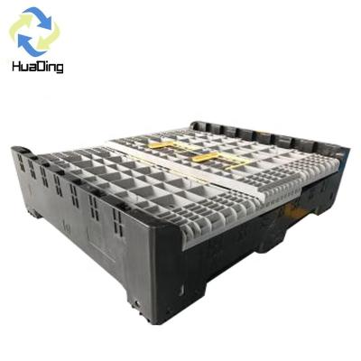 Cina 1200*1000*1000mm contenitore di pallet in plastica per contenitori pieghevoli per palette sfuse in vendita