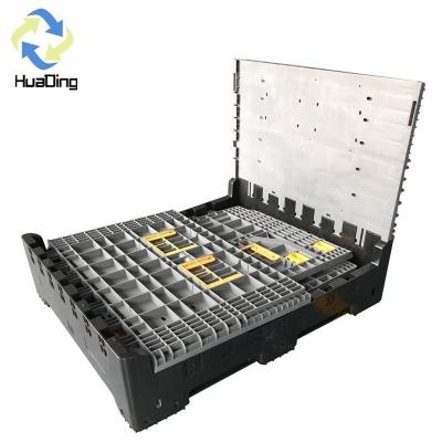 Cina 1200*1000*1000mm contenitore di pallet in plastica per contenitori pieghevoli per palette sfuse in vendita