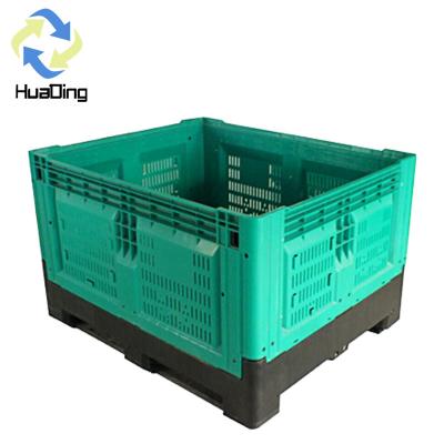 China Inwendige afmetingen 1120x910x610 mm Raster Plastic Palet Box voor de verkoop in landbouw euro Te koop