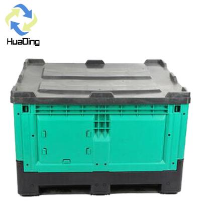 China Inwendige afmetingen 1120x910x610 mm Raster Plastic Palet Box voor de verkoop in landbouw euro Te koop