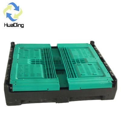 China Inwendige afmetingen 1120x910x610 mm Raster Plastic Palet Box voor de verkoop in landbouw euro Te koop