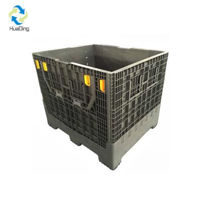 Cina Casella di pallet in plastica pieghevole in materiale HDPE per soluzioni di trasporto convenienti in vendita