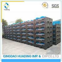 China HDPE Heavy Duty Solid Big Bulk Stackable Closed Industry Plastic Pallet Box for Racking for sale