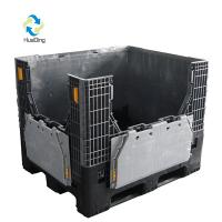 China Dynamic Load 1.2T Collapsible Bulk Container with Lid Labeling Options Depending on Volume for sale