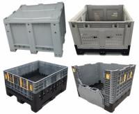 China Dynamic Load 1.2T Collapsible Bulk Container with Lid Labeling Options Depending on Volume for sale