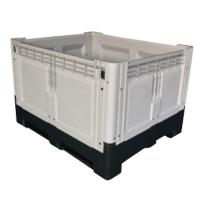 China Large Foldable Plastic Pallet Box Convenient Storage Solution Capacity 100-400kg/layer for sale