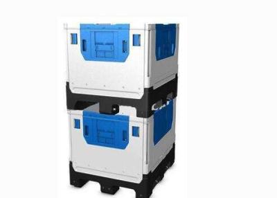 Cina HUADING 1200*1000 contenitori di palette di plastica pieghevole in HDPE per imballaggi di batterie per automobili in vendita