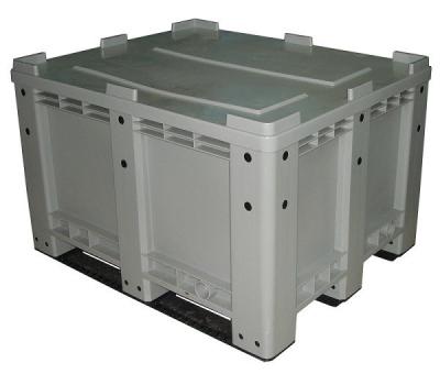 China 1125x925x615mm HDPE-Palettenbox zur Aufbewahrung mit Einseitigkeit und Vierseitigkeit 100-400 kg/Schicht zu verkaufen