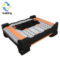 China Stackable Collapsible Plastic Mega Bin Pallet Box HUADING for Easy Transportation for sale