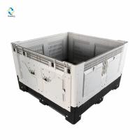 China Multi-Purpose Storage Solution Single Faced Style Collapsible Plastic Box Pallet for sale