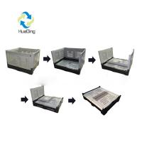 China Convenient Foldable Pallet Box 1120x910x660mm Internal Specification 1T Dynamic Load for sale