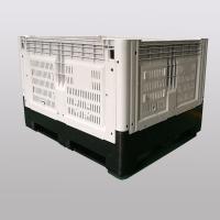 China 1200*1000*810mm Foldable Stackable Plastic Storage Pallet Box Container Bin Heavy-Duty for sale