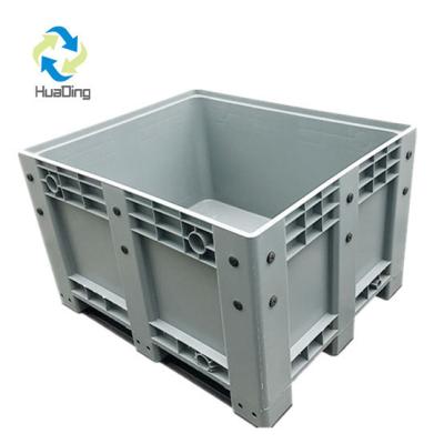 China Op maat gemaakte bestelling HUADING 1000Kgs 5 wielen Transport Landbouwopslag Plastic wiel Palet doos Kooi Te koop