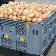 China Dynamic Load 1.2T HUADING Plastic Logistic Collapsible Bin Plastic Pallet Boxes Container for sale
