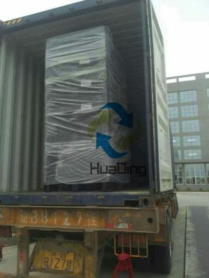 Cina 1T scatola di pallet in plastica pieghevole per il magazzinaggio in nero grigio blu presso HUADING in vendita