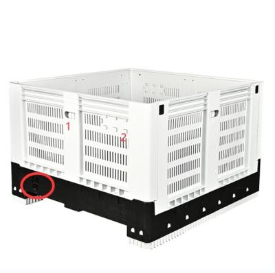 China Contenedor plegable de plástico plegable grande en venta