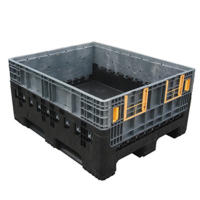 Cina Cassa di pallet in plastica pieghevole con ventilazione per la conservazione di mele e verdure in vendita