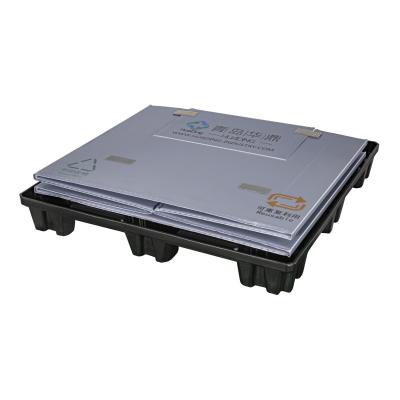 China Opvouwbare op maat gemaakte HDPE Gaylord Box Palet-oplossing voor automobielbatterijverpakkingen Te koop