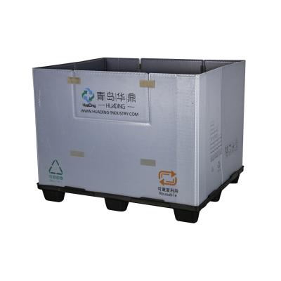 中国 カスタムロゴ 自動車部品 ハニーコム パレットボックス 折りたたみの高さ205mmと割引 販売のため