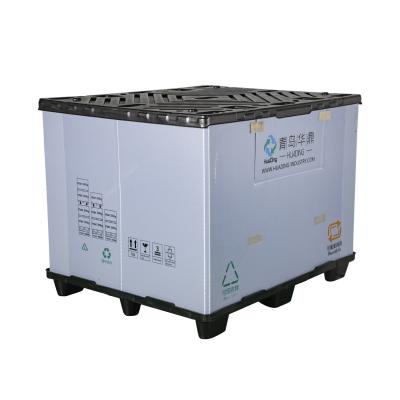 中国 カスタムロゴ 自動車部品 ハニーコム パレットボックス 折りたたみの高さ205mmと割引 販売のため
