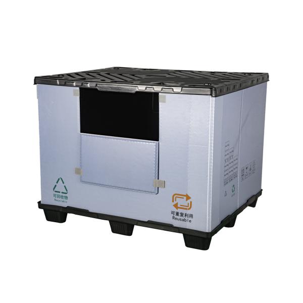 Quality Foldable Plastic Pallet Pack Box for Vehicle Storage Custom Size AA Battery for sale