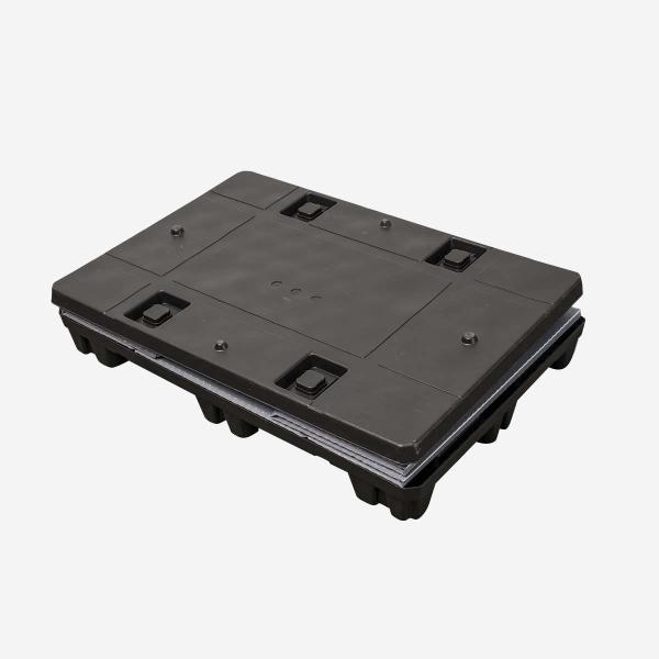 Quality Optional Locks HUADING 1250*850-Hump Safety Stop Type Twin-Sheet Plastic Sleeve for sale