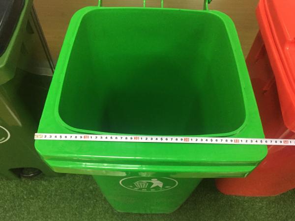 Quality Convenient Induction Type Recycling Waste Bin with 2 Wheels and Labeling Options for sale