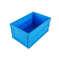 China Customized Stackable Pallet Box Large Plastic Collapsible Warehouse Used Fruit Bins for sale