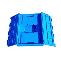 China Customized Stackable Pallet Box Large Plastic Collapsible Warehouse Used Fruit Bins for sale
