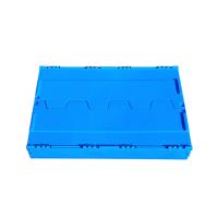 China Customized Stackable Pallet Box Large Plastic Collapsible Warehouse Used Fruit Bins for sale