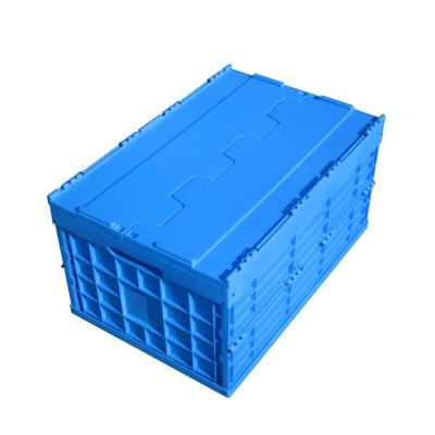 Cina Cassa di plastica pieghevole per la raccolta di frutta in magazzino con risparmio di spazio 600*400*360 mm in vendita