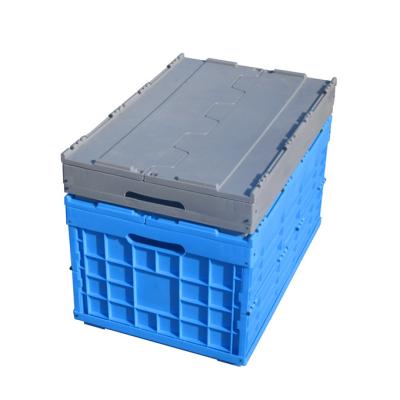 Cina Cassa di plastica pieghevole per la raccolta di frutta in magazzino con risparmio di spazio 600*400*360 mm in vendita