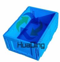 China Auto Parts Storage Made Simple Plastic Nested and Stacked Hinged Container with Lid for sale