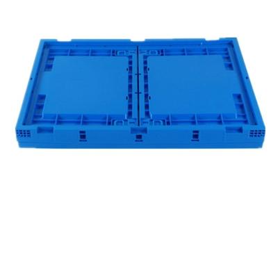 China Foldable and Collapsible Plastic Food Grade Storage Box Container for Fruit Warehouse for sale
