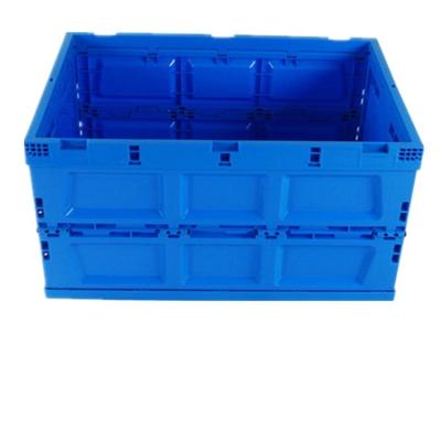 China Foldable and Collapsible Plastic Food Grade Storage Box Container for Fruit Warehouse for sale