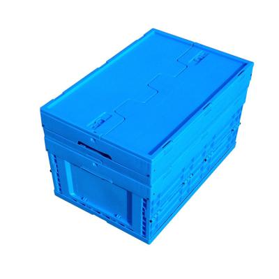 China Versatile Collapsible Plastic Container with Lid 3.2KG Unit Weight Convenient Design for sale