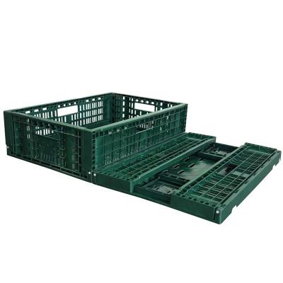 China HUADING Plastic Foldable Crate for Storing Fruits and Vegetables 2.25kg Capacity for sale
