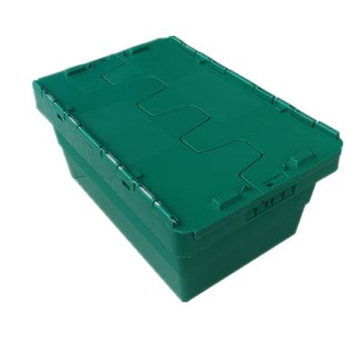 China Stackable 5 Layers PP 68L 70L Plastic Turnover Box Storage Tote Box for Industrial for sale
