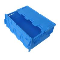 China Stackable 5 Layers PP 68L 70L Plastic Turnover Box Storage Tote Box for Industrial for sale