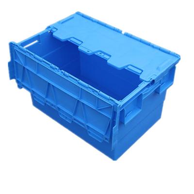 China Plastic Turnover Box HUADING Storage Tote Box Large Plastic Crates Modern Design Style for sale