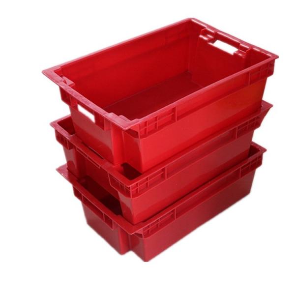 Quality Food Grade Stacked and Nested Meat Injection Container Box with Conditioning for sale