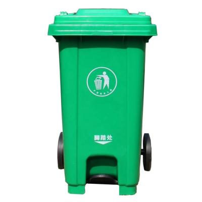 Cina 1100 litri di contenitore di rifiuti in plastica a ruote in HDPE per la soluzione di smaltimento degli scarti esterni in vendita