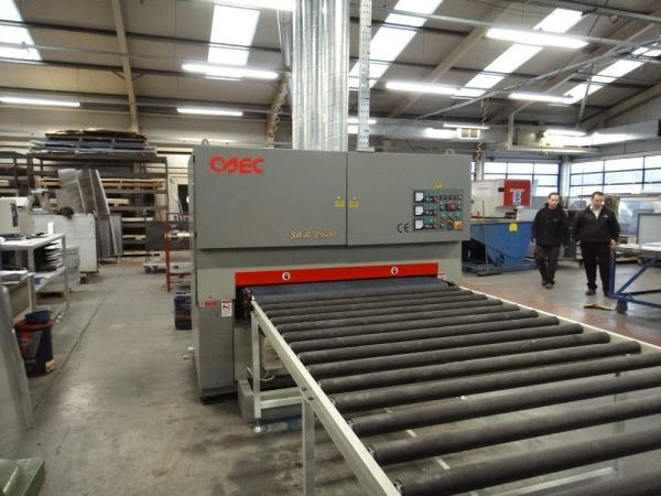 Quality Precise Control Wide Band Sander , Sheet Metal Deburring Finishing Machine for sale