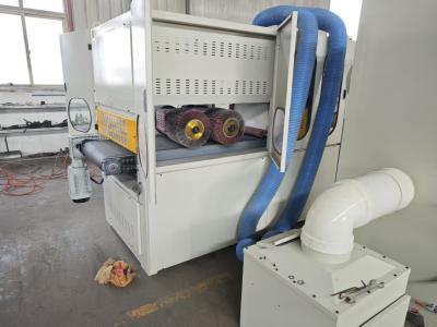China Origin Metal Deburring Machine with Rotary Brush Deburring Method and Drum Size 100 Mm To 200 Mm for sale