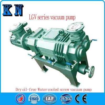 China LGV-1800 Dry Screw Vacuum Pump With 1800m3/H Pumping Speed Water Cooled Oil Free for sale