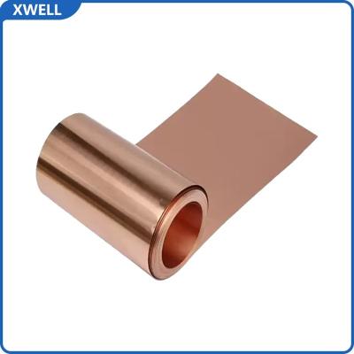 China Solid State Lithium Battery Double Sided Light Research Soft Electrolytic Copper Foil for sale