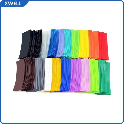 China 18650 Single Battery Casing Transparent Multi Color Insulation PVC Heat Shrink Film for sale