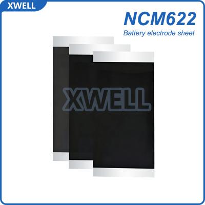 China Ternary NCM622 Cathode Sheet with Ni:Co:Mn Ratio 6:2:2 and Areal Density 2/3/5mg/cm² for Battery Applications for sale