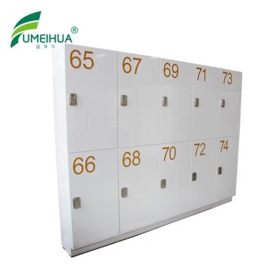 China 4 doors school used locker Compact Laminate Decorative Storage Wood Cabinets for sale